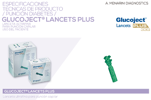Glucoject® Lancets PLUS - Soluciones para la Diabetes